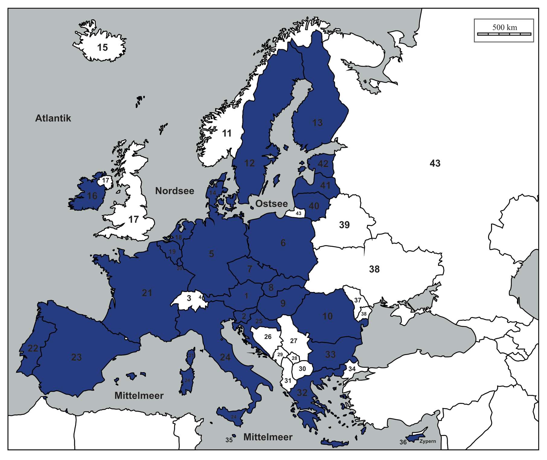 Arbeitsblatt - Europäische Union: Karte - Politik & Wirtschaft - tutory.de Arbeitsblatt - Europäische Union: Karte - Politik & Wirtschaft - tutory.de